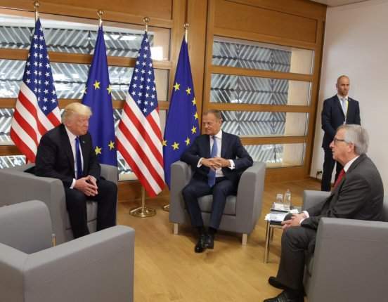 Trump's tour in pictures: here's what the US president has been up to ...