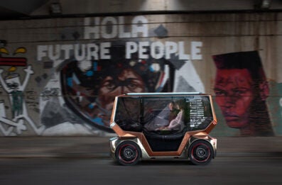 Modular driverless car has swappable bodies for deliveries and beyond